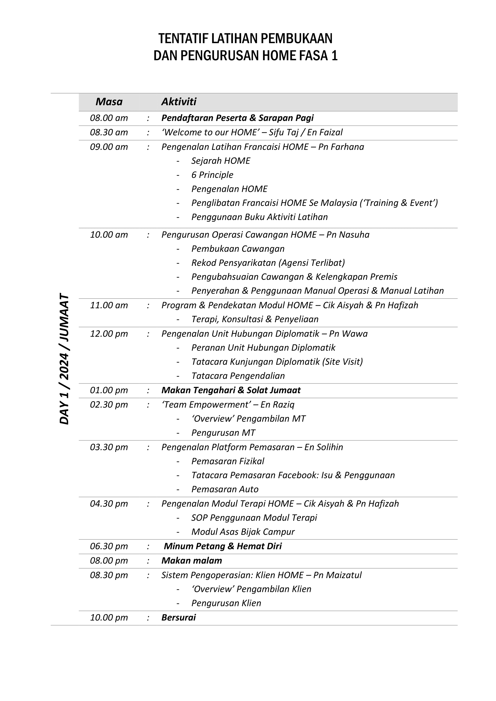 Kursus Latihan – HOME Terapi Matematik